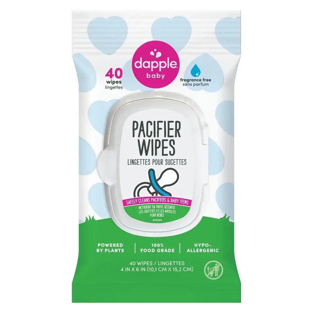 Dapple Pacifier Wipes Fragrance Free 40 Ct – Pump Station & Nurtury