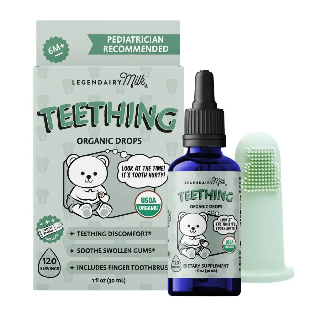 Legendairy Milk Organic Baby Teething Drops – Pump Station & Nurtury